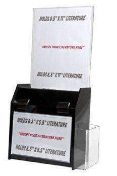 SBBD-596-H-CLR: Acrylic Deluxe Ballot/Suggestion Box w/Header – The ...